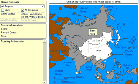 Asian Capitals - Level One - Online Learning